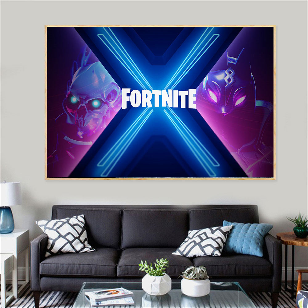 2019 Hot Game Fortnite Season X 10 Poster Canvas Print Painting Wall A ...