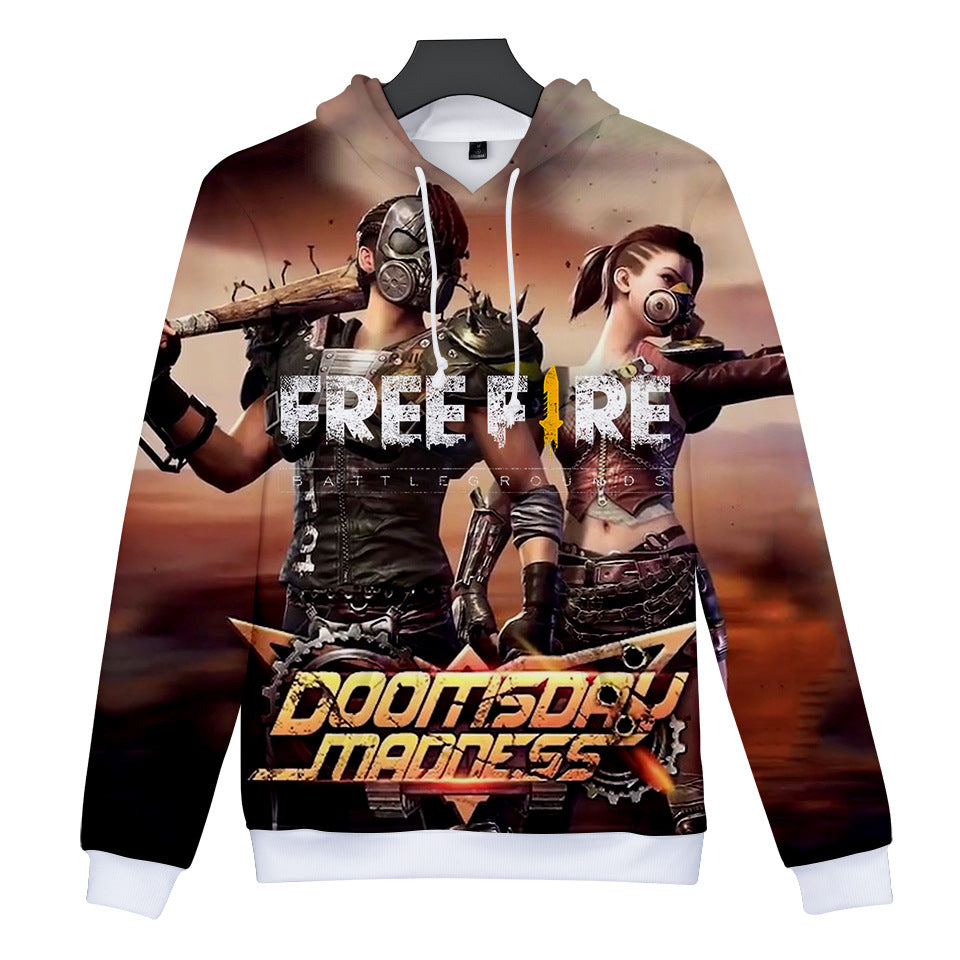 Hot Game Garena Free Fire Cosplay Hoodie Pullover Sweatshirts Unisex T ...