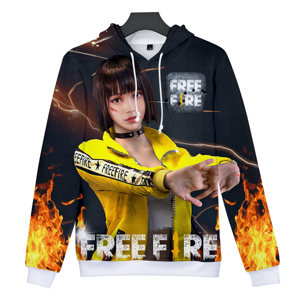 Hot Game Garena Free Fire Cosplay Hoodie Pullover Sweatshirts Unisex T ...