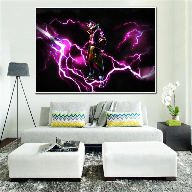 Hot Game Fortnite Battle Royale Poster Canvas Print Wall Decor Painting ...